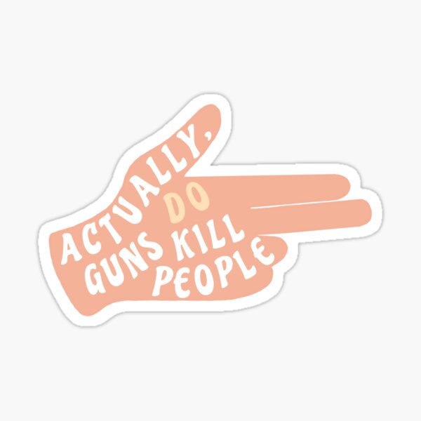 "Gun Control" Sticker for Sale by xoxvkw | Redbubble
