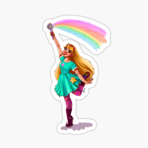 "Star Butterfly " Sticker by magsart- | Redbubble