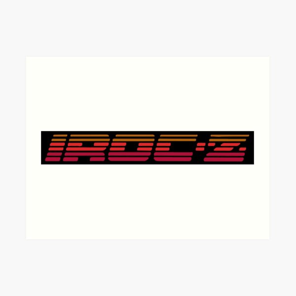 "Chevy Camaro IROC-Z Logo" Art Print by FromThe8Tees | Redbubble