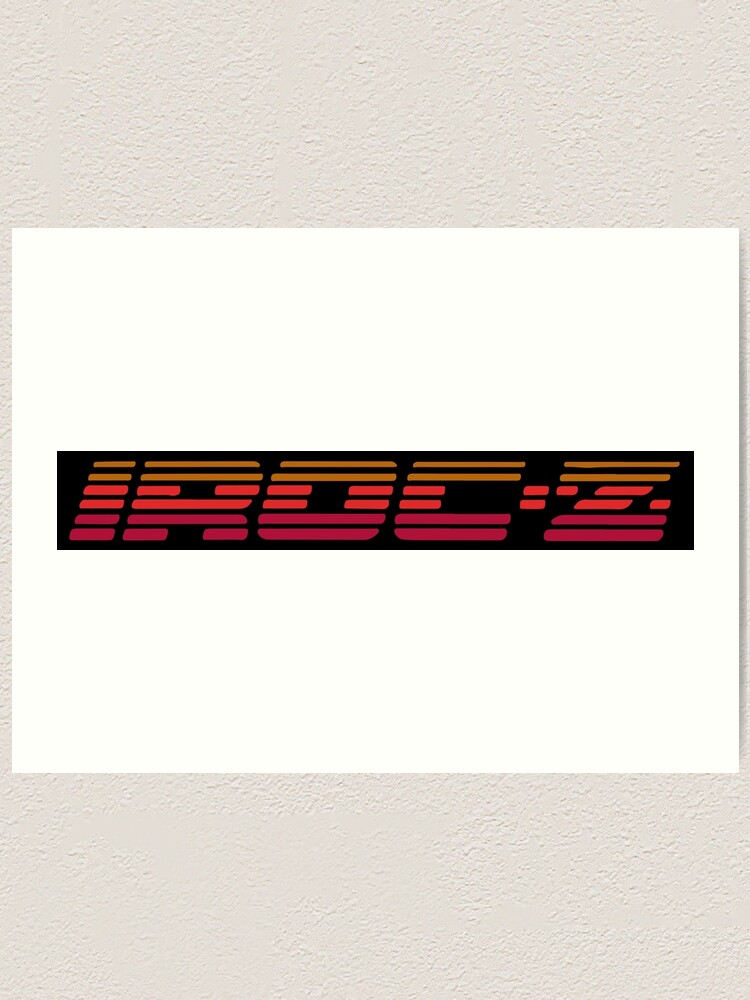 "Chevy Camaro IROC-Z Logo" Art Print by FromThe8Tees | Redbubble