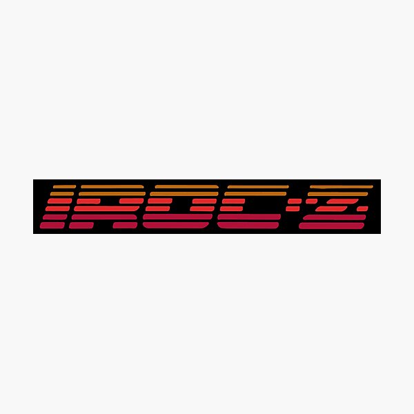 "Chevy Camaro IROC-Z Logo" Photographic Print by FromThe8Tees | Redbubble