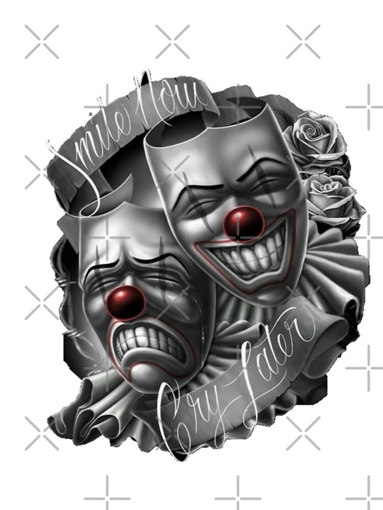 "Smile now cry later clown faces" iPhone Case for Sale by GetRight209 ...