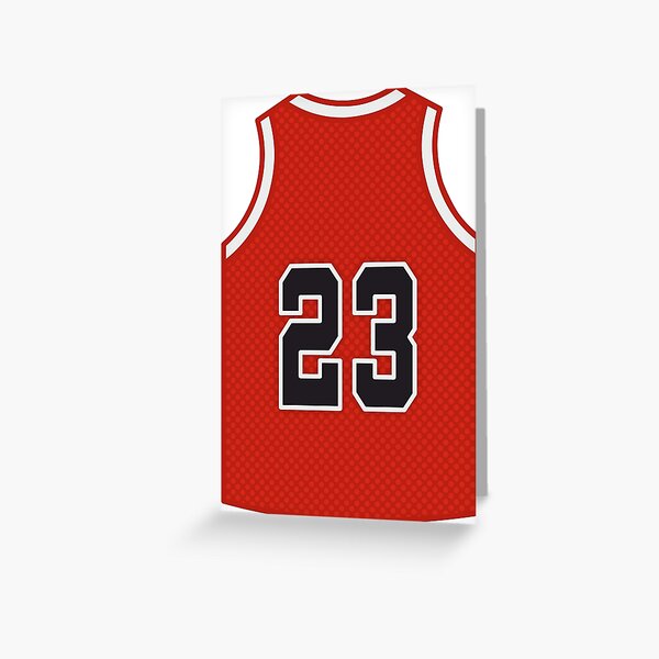 "BASKETBALL JERSEY - NUMBER 23" Greeting Card for Sale by MARKER-B ...