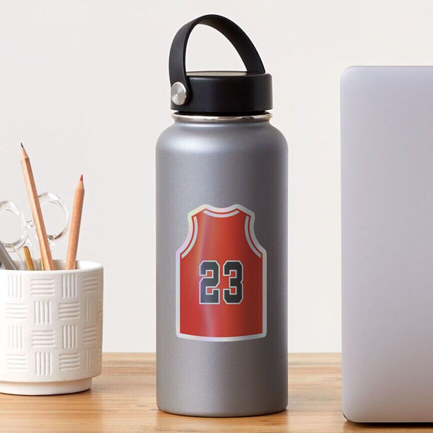 "BASKETBALL JERSEY - NUMBER 23" Sticker for Sale by MARKER-B | Redbubble