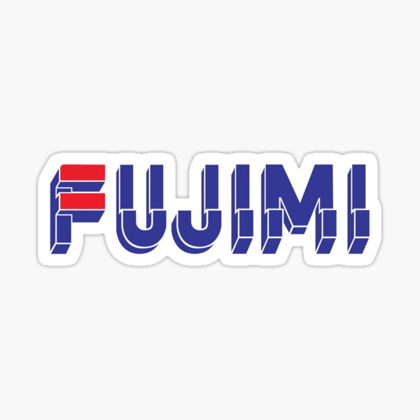 "Fujimi (Dark)" Sticker for Sale by SwagBasket | Redbubble