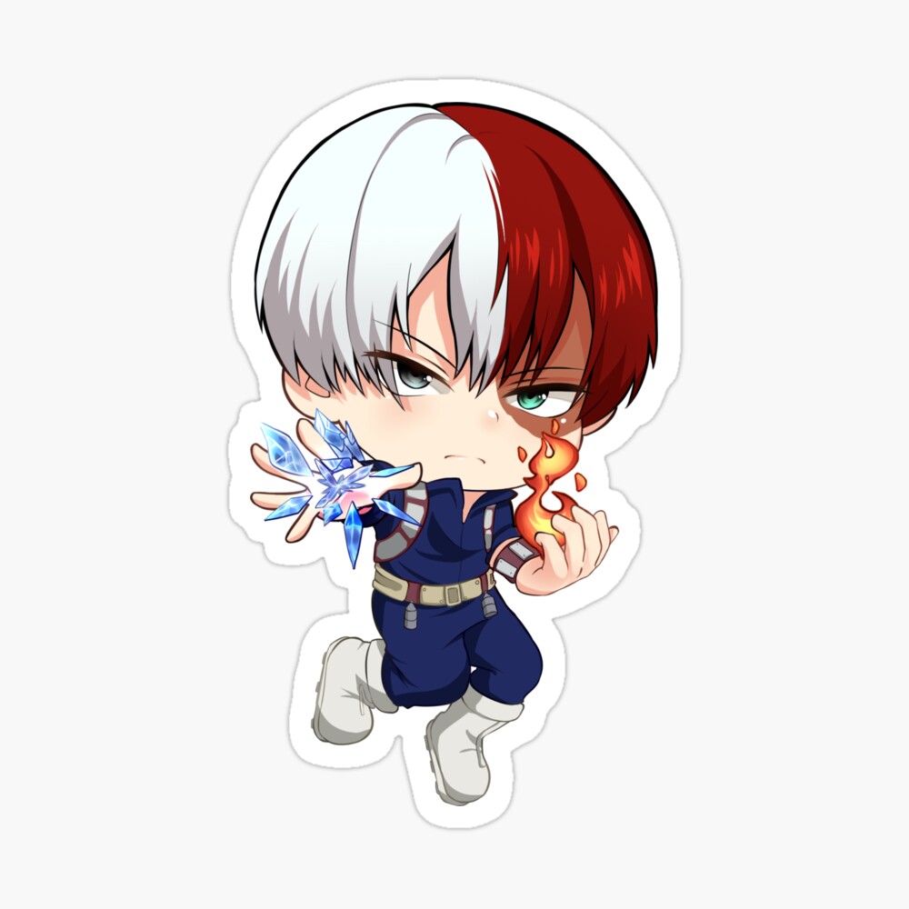 Shoto Todoroki, Dibujo De Chibi Anime Shoto Todoroki: Origen, Shouto ...