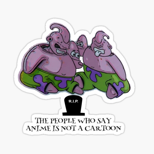 "Anime is not a cartoon meme" Sticker by OGS-art | Redbubble