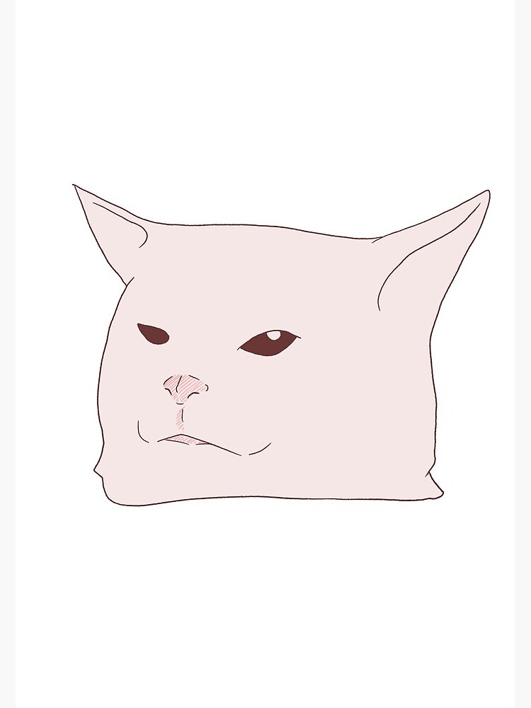 "Perplexed Cat Meme" Photographic Print by Liauditore | Redbubble