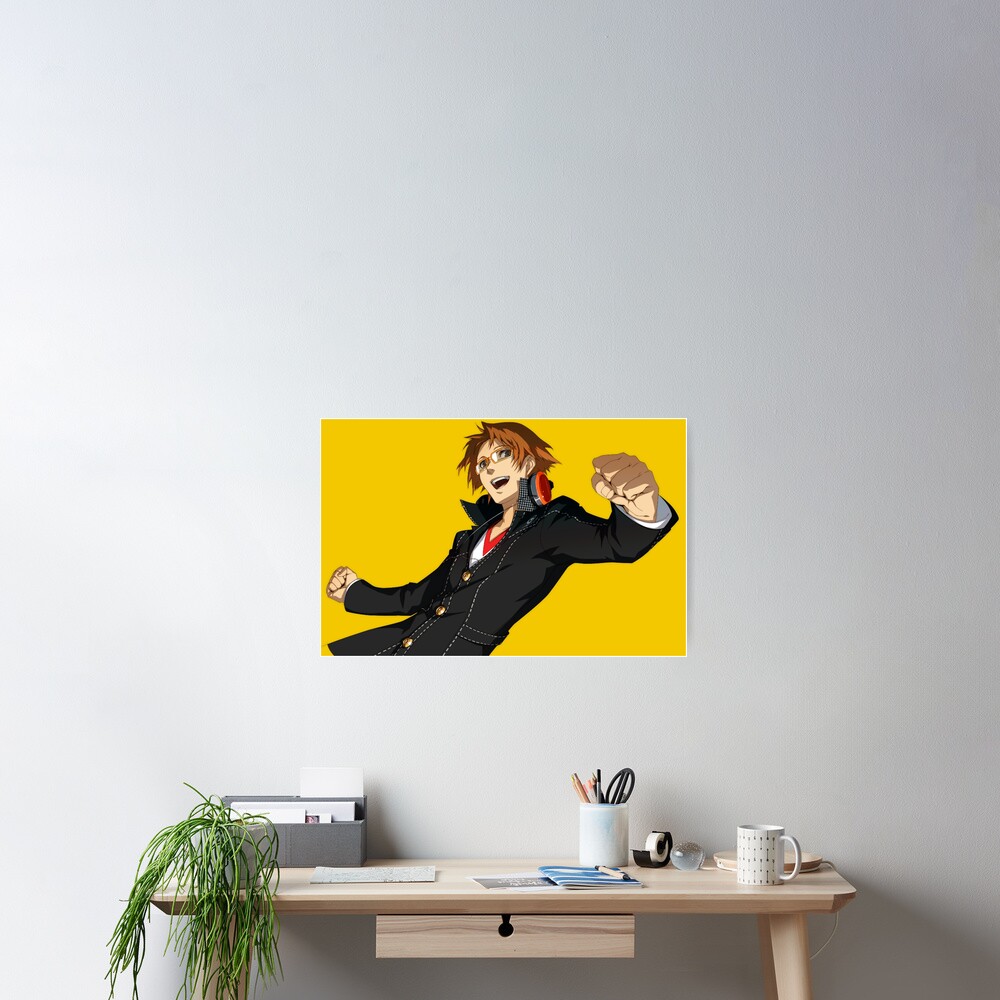 "Persona 4 Golden - Yosuke Hanamura All-Out Attack Sprite" Poster by ...