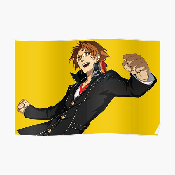 "Persona 4 Golden - Yosuke Hanamura All-Out Attack Sprite" Poster by ...