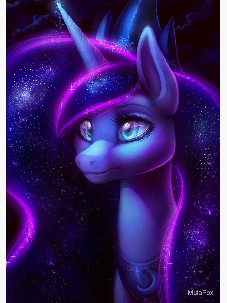 Mon Petit Poney Luna Nebula Luna Vector Mlp By SugaryIceCreamMlp On