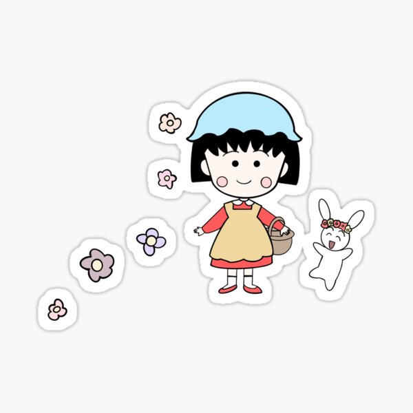 "Chibi maruko-Chan" Sticker by wardaalowd | Redbubble
