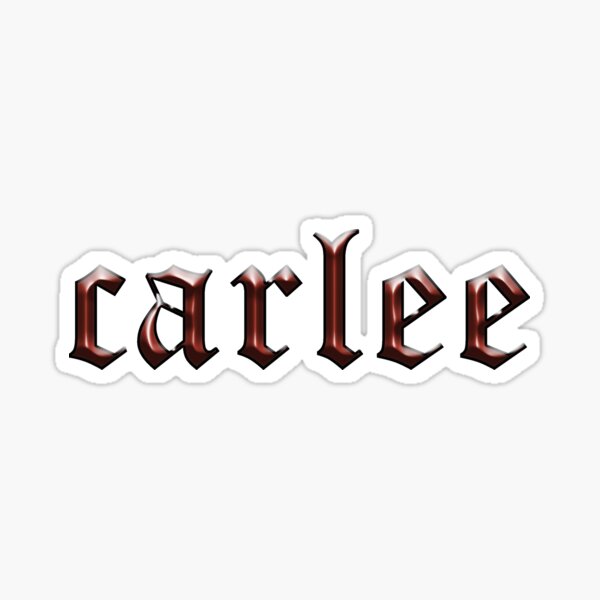"carlee_v1" Sticker for Sale by Beautystyle1 | Redbubble