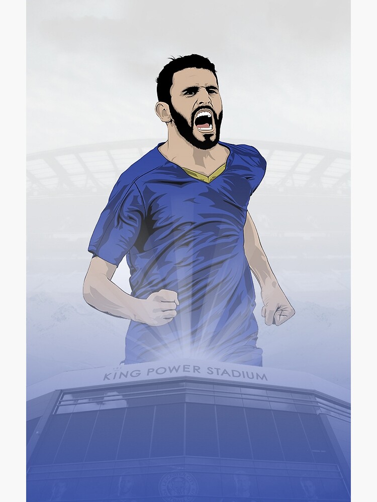 "Riyad Mahrez Art" Art Print for Sale by lambemoo | Redbubble