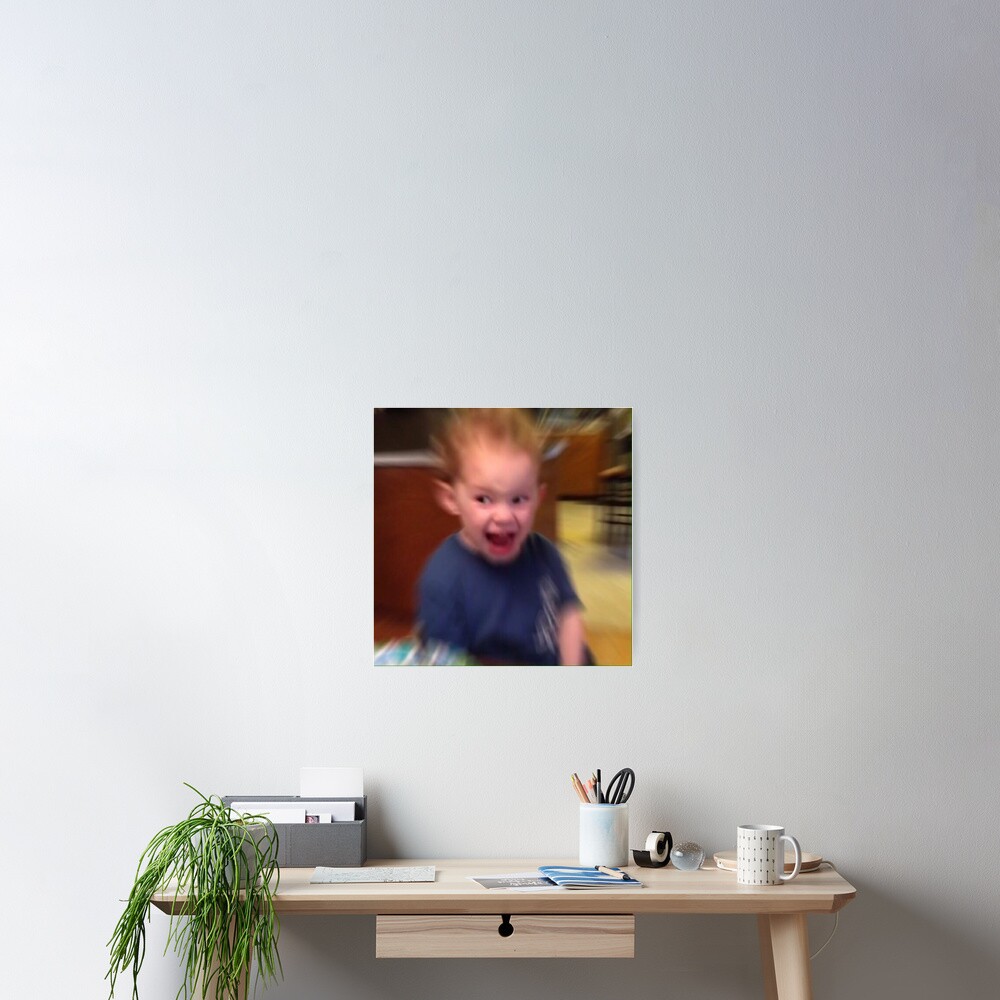 "Child Screaming Meme" Poster by LevonSan | Redbubble