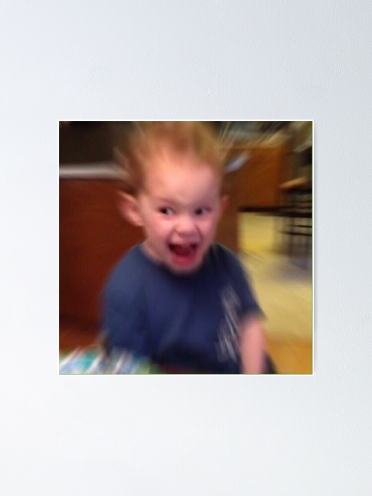 "Child Screaming Meme" Poster for Sale by LevonSan | Redbubble