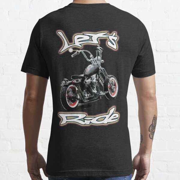 "Let's Ride" T-shirt for Sale by ZombieNinja3G | Redbubble | motorcycle ...