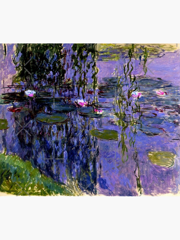 "Les Nymphéas Lavandes par Claude Monet - Lavender Water Lilies" Poster ...