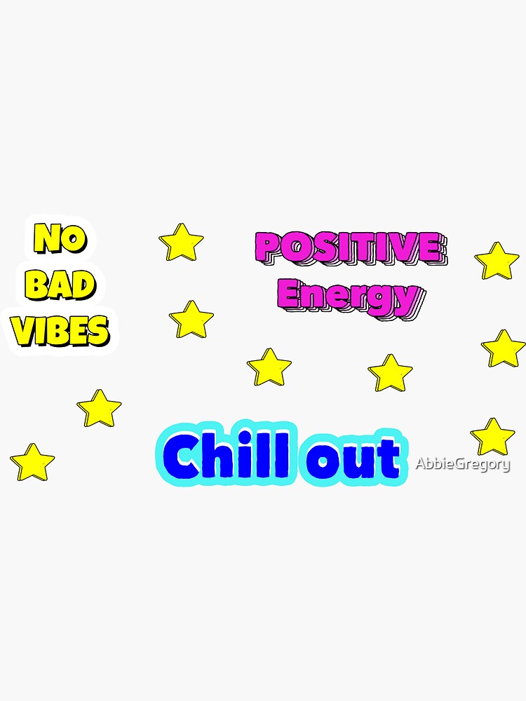 "Good Vibes Sticker Pack" Sticker for Sale by AbbieGregory | Redbubble