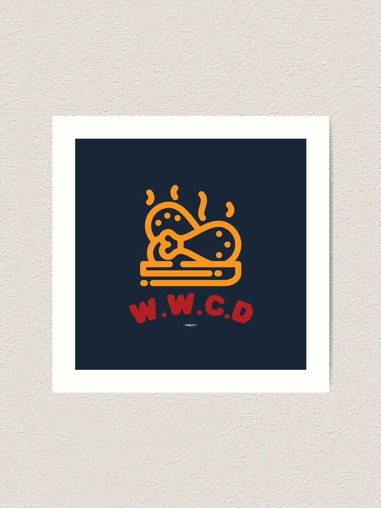 "Winner Winner Chicken Dinner (WWCD) Funny Gaming Meme" Art Print for ...