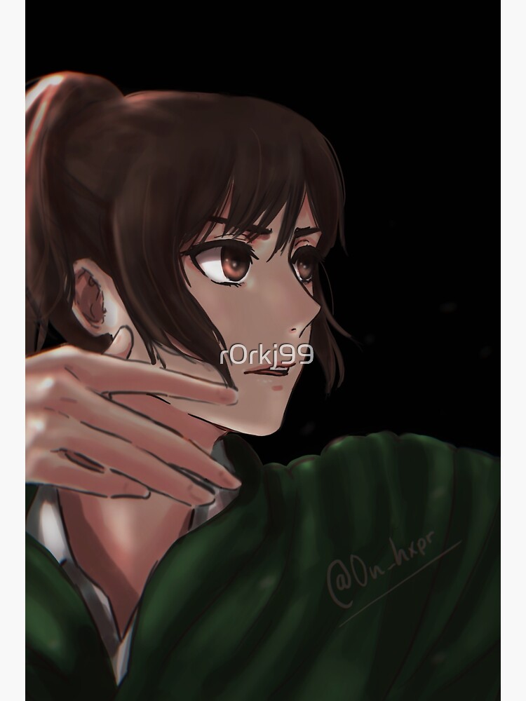 "SASHA BRAUS || ATTACK ON TITAN" Sticker for Sale by r0rkj99 | Redbubble