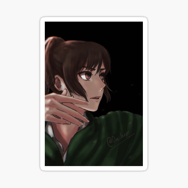 "SASHA BRAUS || ATTACK ON TITAN" Sticker for Sale by r0rkj99 | Redbubble