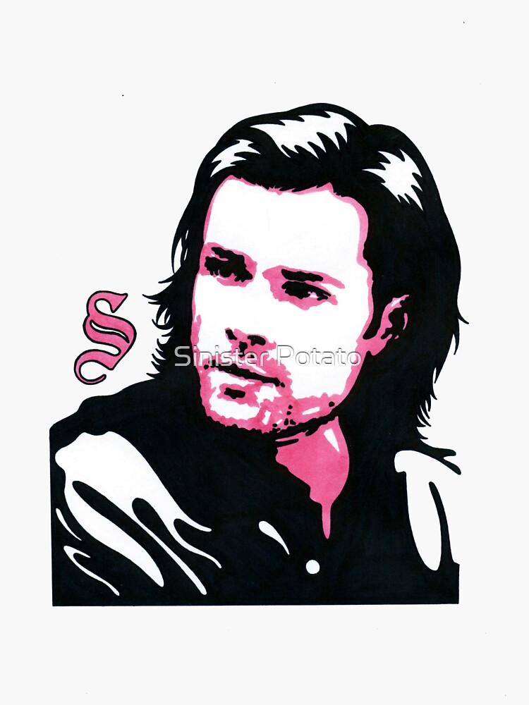 "Sam Winchester" Sticker by sinister-potato | Redbubble