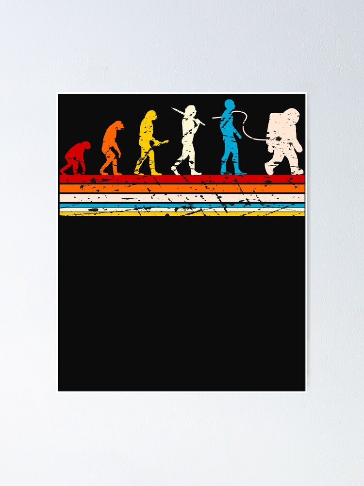 "Astronaut Evolution" Poster by troy1969 | Redbubble