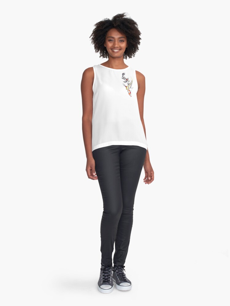 "Koi Fish Icon" Sleeveless Top for Sale by India Hackett | Redbubble