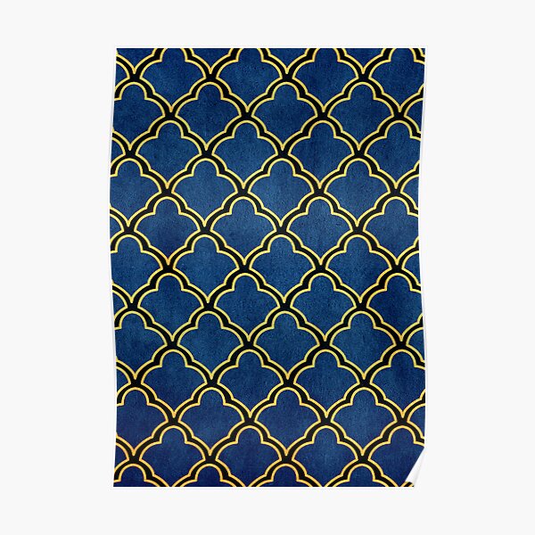 "Quatrefoil" Poster for Sale by ArcturusArt | Redbubble