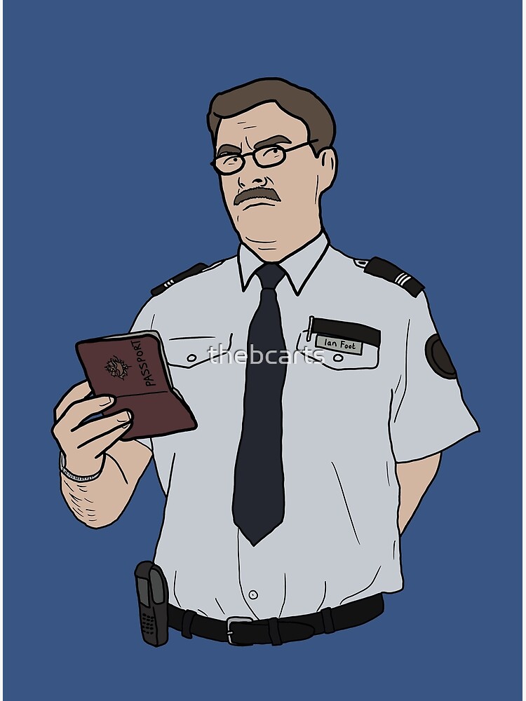 "Ian Foot Come Fly With Me" Poster by thebcarts | Redbubble