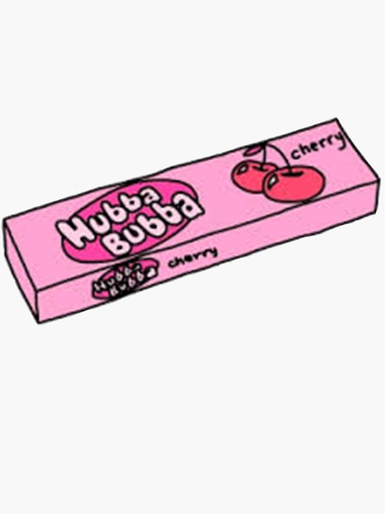 Hubba Bubba Bubble Gum Sticker For Sale By Daniperii Redbubble