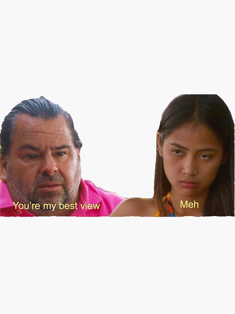 "Big Ed and Rose Meme" Sticker by stickersisters0 | Redbubble