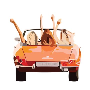 "Girls Road Trip" Sticker for Sale by ellylapp | Redbubble