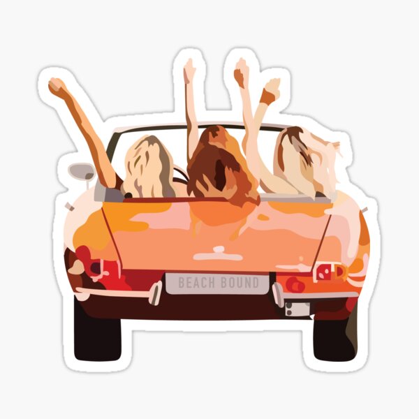 "Girls Road Trip" Sticker for Sale by ellylapp | Redbubble