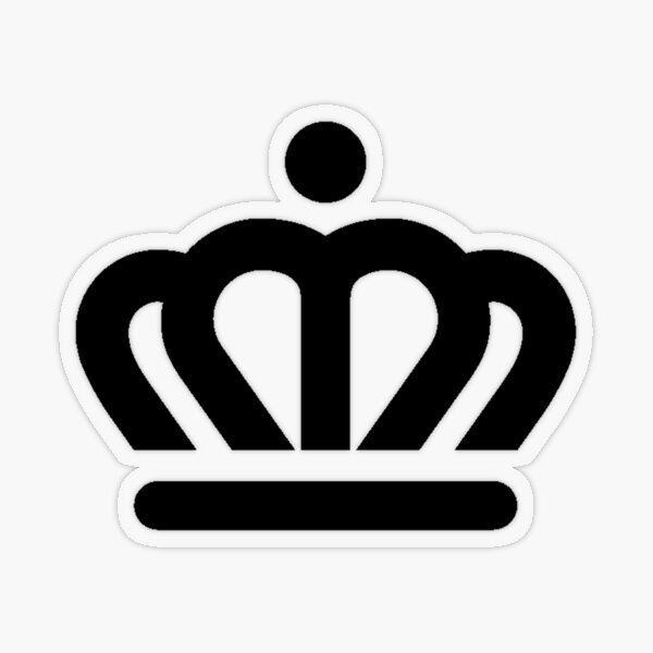 Black Crown Stickers | Redbubble