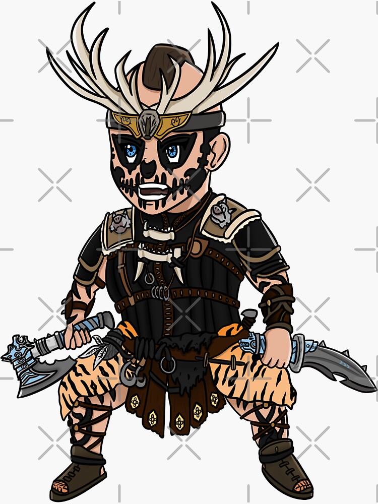 "For Honor Shaman Chibi" Sticker for Sale by Inkclad | Redbubble