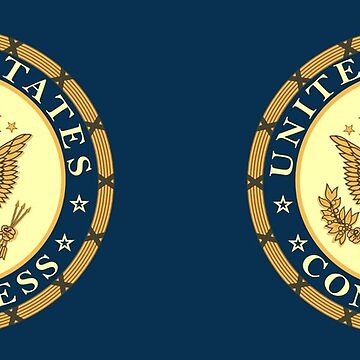 "United States Congress Seal High Quality" Sticker for Sale by ...