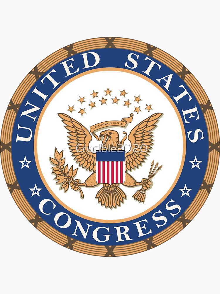 "United States Congress Seal High Quality" Sticker for Sale by ...