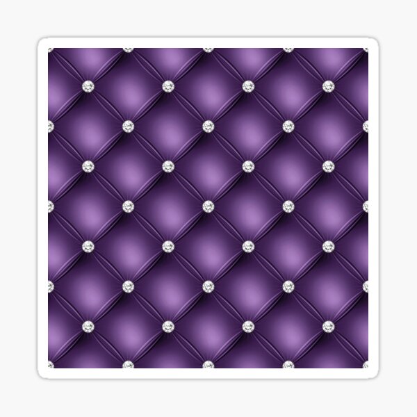 "Diamond Pattern in Royal Purple" Sticker for Sale by WisdomInspired ...