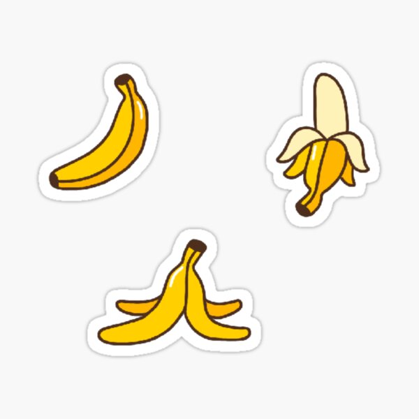 "Bananas" Sticker by elizabethlumbis | Redbubble