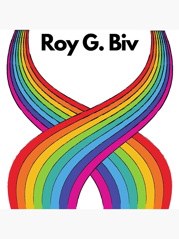 "Roy G Biv The Rainbow" Poster by HeartEqualHeart | Redbubble