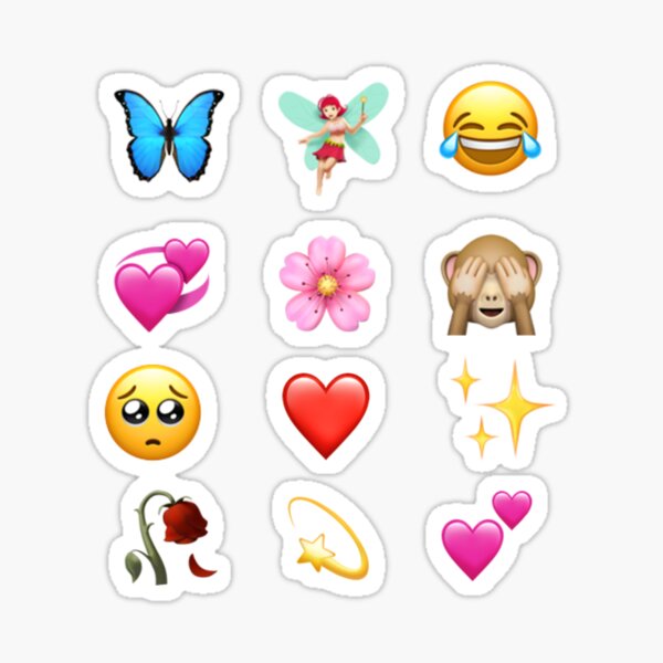 "Emoji pack" Sticker by AlmondMilk- | Redbubble