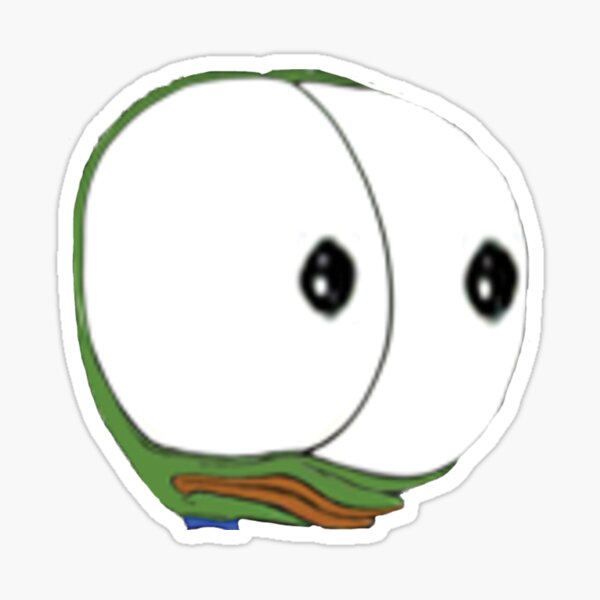 "MonkaOMEGA Twitch Emote" Sticker for Sale by Mash701 | Redbubble