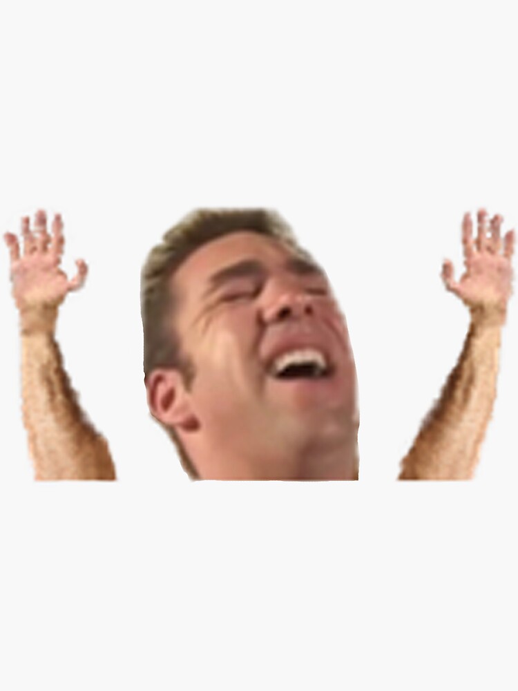 Pegatina «HandsUp Twitch Emote» de Mash701 | Redbubble
