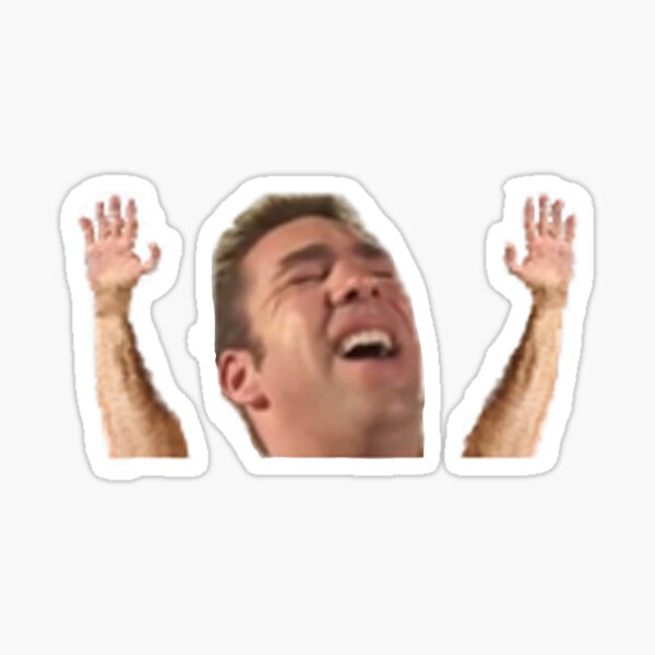 "HandsUp Twitch Emote" Sticker for Sale by Mash701 | Redbubble