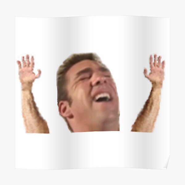 "HandsUp Twitch Emote" Poster for Sale by Mash701 | Redbubble