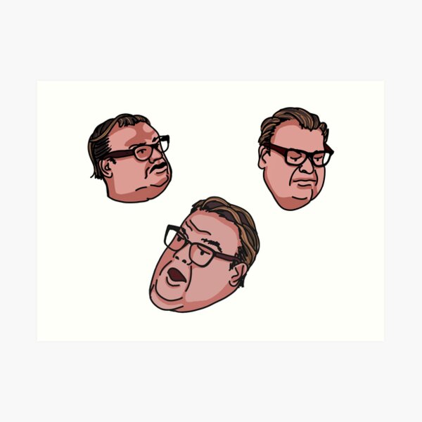 "Matt Foley Heads" Art Print by km83 | Redbubble