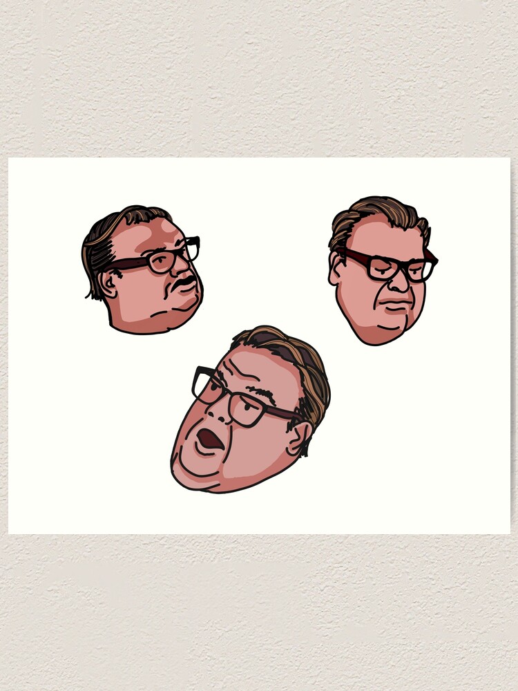 "Matt Foley Heads" Art Print by km83 | Redbubble