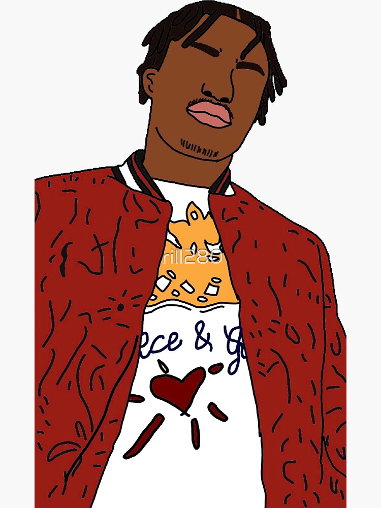 "Lil Tjay" Sticker for Sale by rill280 | Redbubble